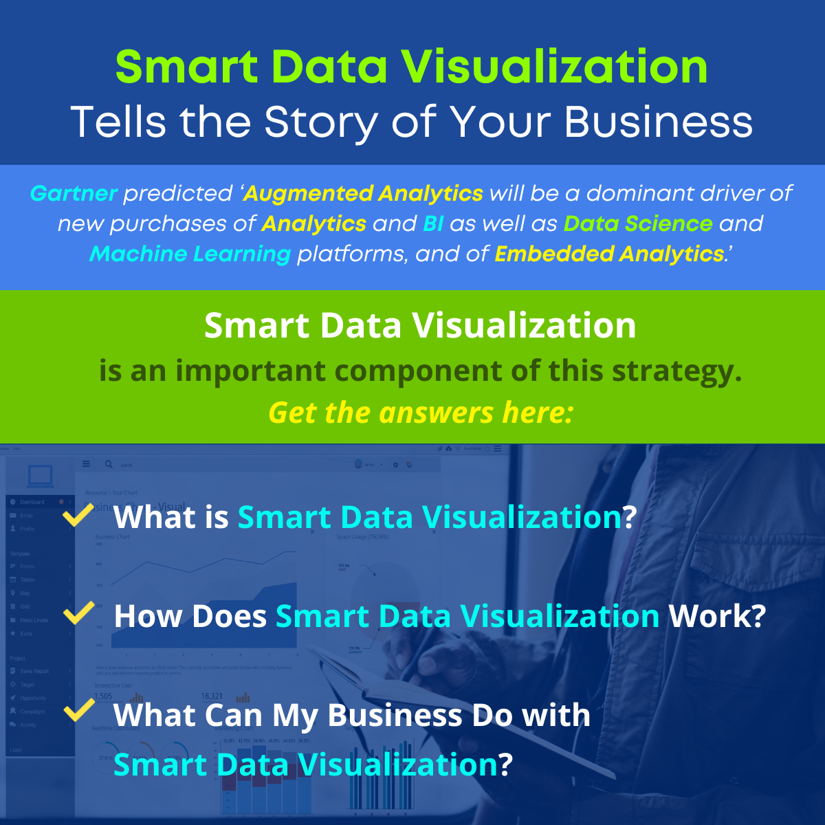 The What, Why and Benefits of Smart Data Visualization for Business Users