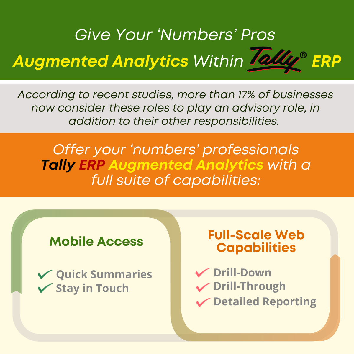 Combine Analytics with Tally ERP to Support Advisory Services ...