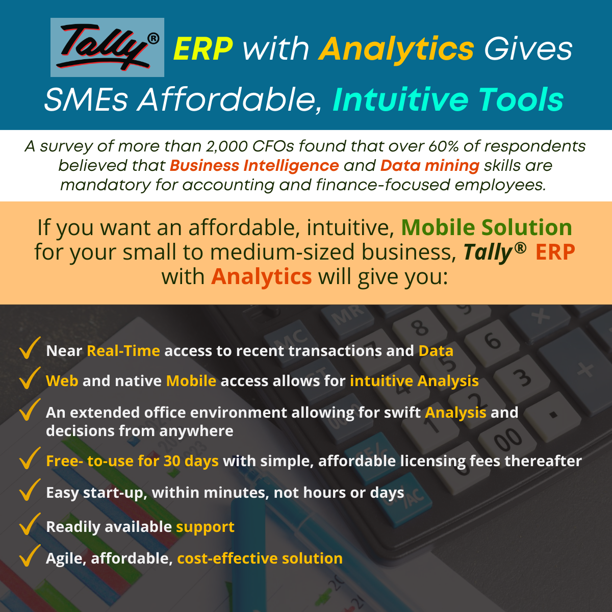 Integrate Analytics with Tally ERP for Affordable, Intuitive Analytics Your Users Will Love